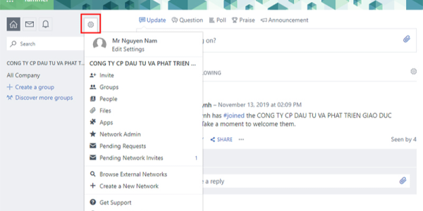 Hướng dẫn định dạng hệ thống Yammer theo văn hóa doanh nghiệp ...