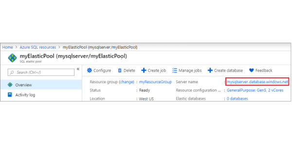 Hướng dẫn thêm Azure SQL Database elastic pool vào nhóm chuyển đổi dự ...