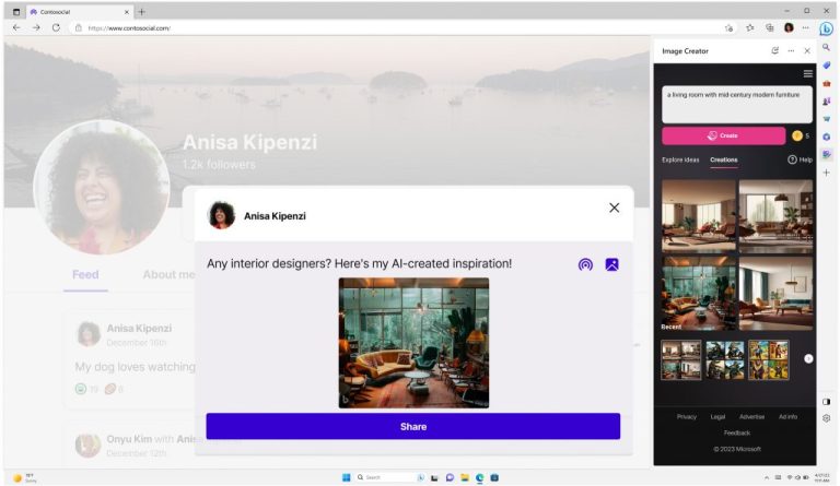 Bing Image Creator - Hiện thực hóa mô tả thành hình ảnh
