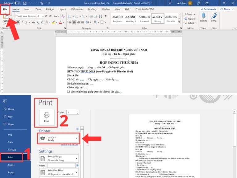 Top 10 cách đưa tệp Word chuyển sang PDF nhanh nhất - Microsoft for ...