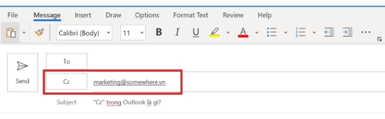 CC trong email là gì? Dùng CC và BCC trong Outlook như thế nào? - Microsoft for Business - FPT ...