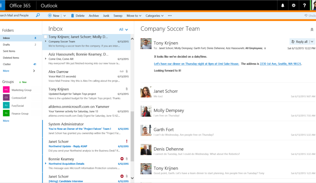 Hướng dẫn sử dụng Outlook Web App chi tiết từ A - Z - Microsoft for ...