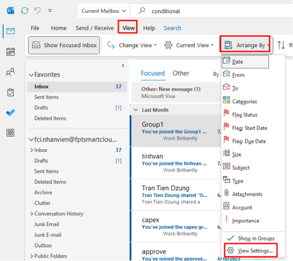 Quản lý hòm thư với bí kíp "tự động đánh dấu email" của Outlook ...