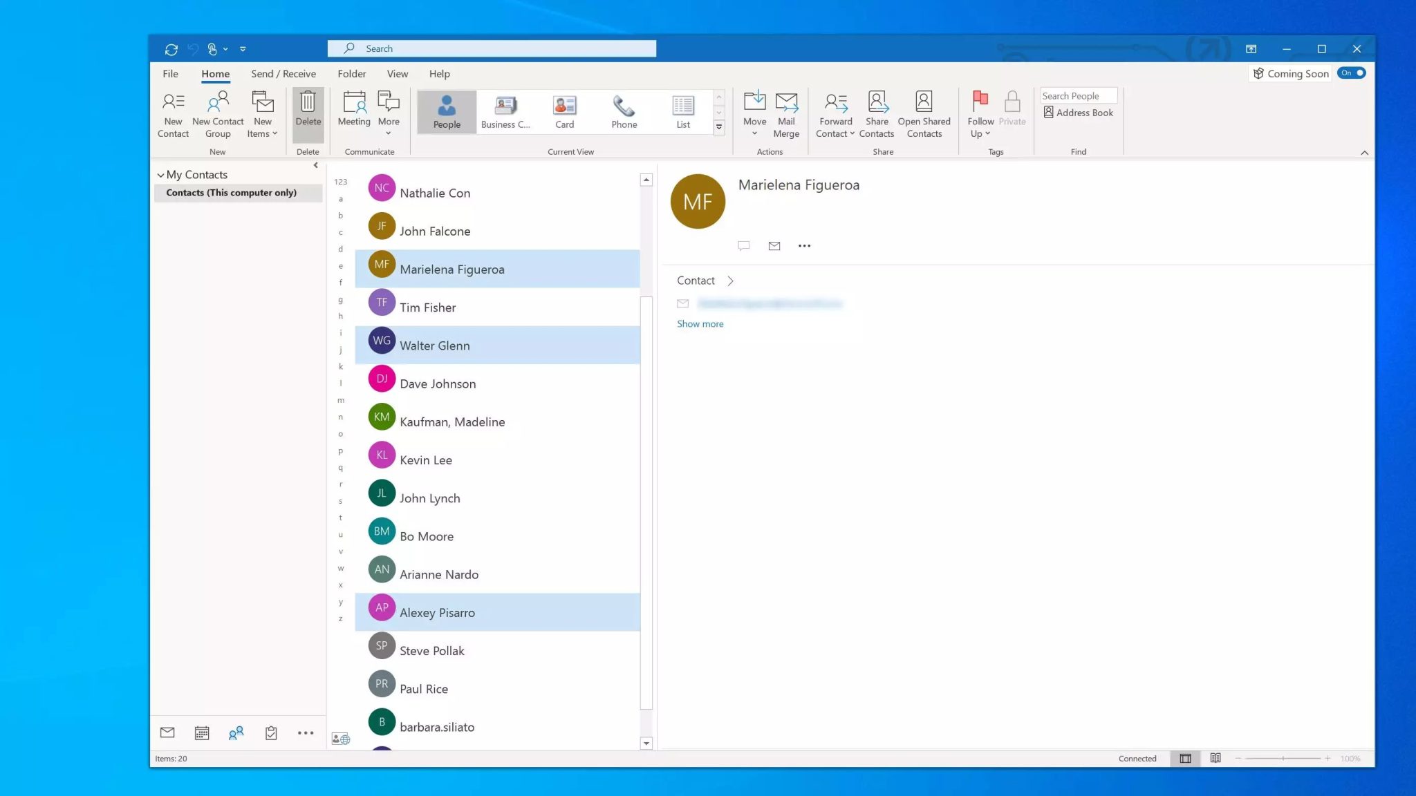 Bí quyết quản lý danh bạ với Address Book trong Outlook - Microsoft for ...